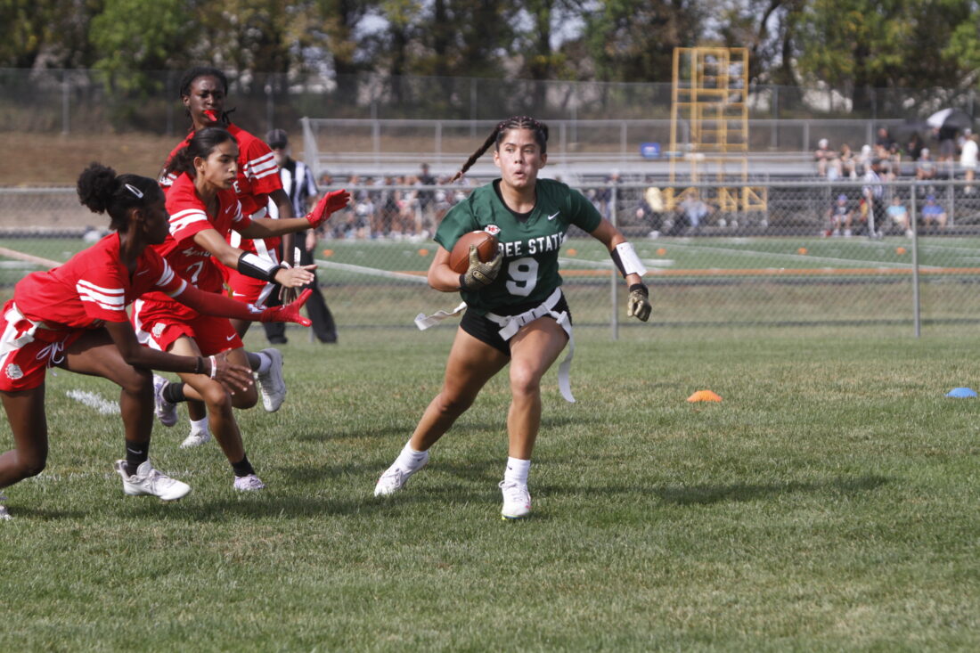 Free State girls flag football goes 2-1, loses in semifinal in first ...